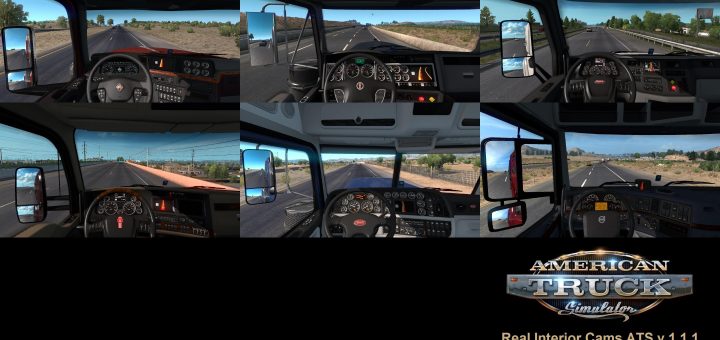Interior Cabin Lights v1.2 1.42 - American Truck Simulator mod | ATS mod