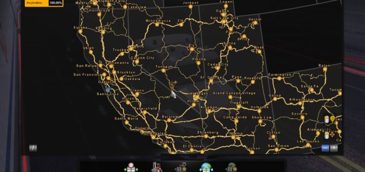 ATS Full Save Game for 1.41 NO DLC | American Truck Simulator Mod