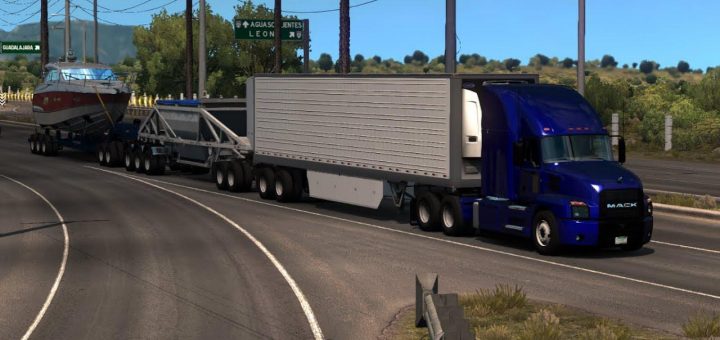 EAST 4 Axle Dump Trailer 1.32.x ATS - American Truck Simulator mod ...