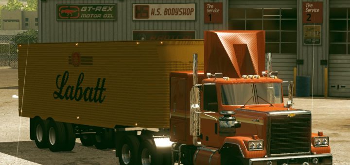 MATE TRI-AXLE END DUMP TRAILER OWNABLE 1.45 - American Truck Simulator ...