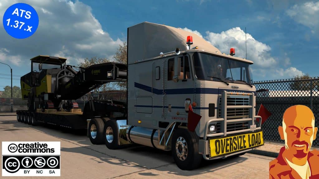 INTERNATIONAL 9600 REWORKED ATS 1.37.x | American Truck Simulator Mod