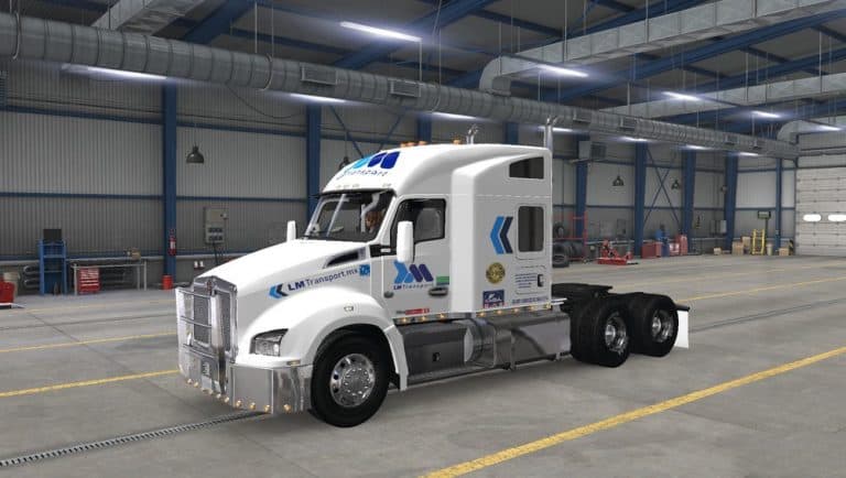 SKIN REAL COMPANY LM TRANSPORT FOR KW T880 FOR ATS 1.37 | American ...