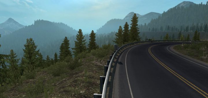 DALTON AND ELLIOT HWY EXTREME 1:1 SCALE SUMMER MAP ATS VER 1.44 ...