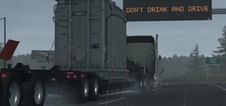 Realistic Brutal Weather V4.2 ATS 1.42 - American Truck Simulator mod ...
