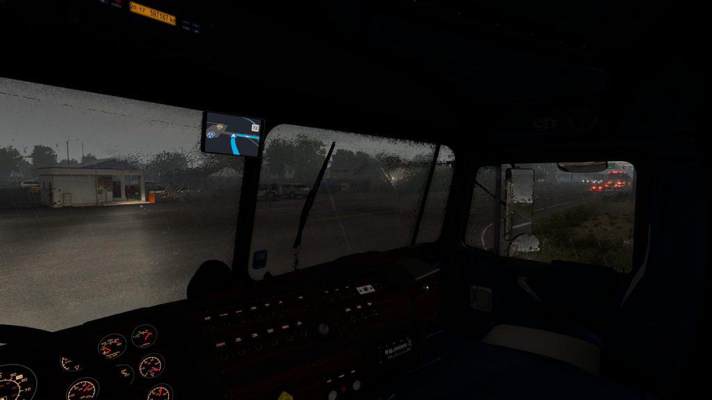 Realistic Rain v3.6 ATS 1 (2) - American Truck Simulator mod | ATS mod