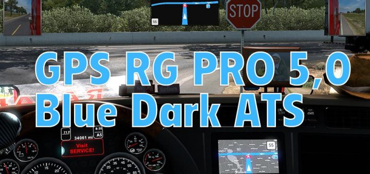 GPS RG PRO GREEN LED HD v6.0 - American Truck Simulator mod | ATS mod