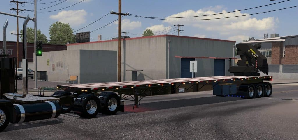 Project 350 trailer 1.35.x Mod ATS - American Truck Simulator mod | ATS mod