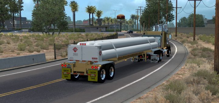 CJD LOG TRAILER V1.44 - American Truck Simulator mod | ATS mod