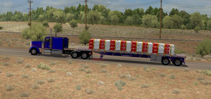 The Ravens Eclipse Flatbed Ownable Trailer 1.39 - American Truck ...