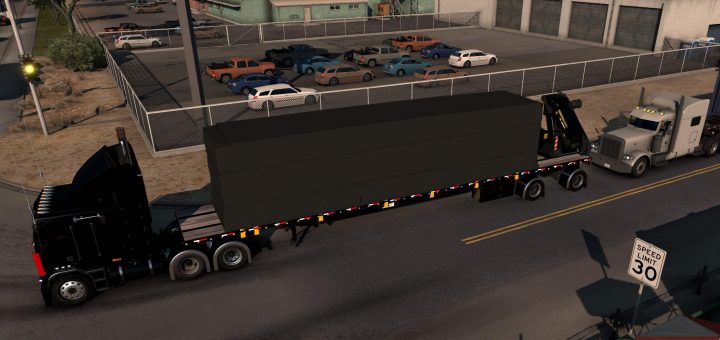 MATE TRI-AXLE END DUMP TRAILER OWNABLE 1.45 - American Truck Simulator ...
