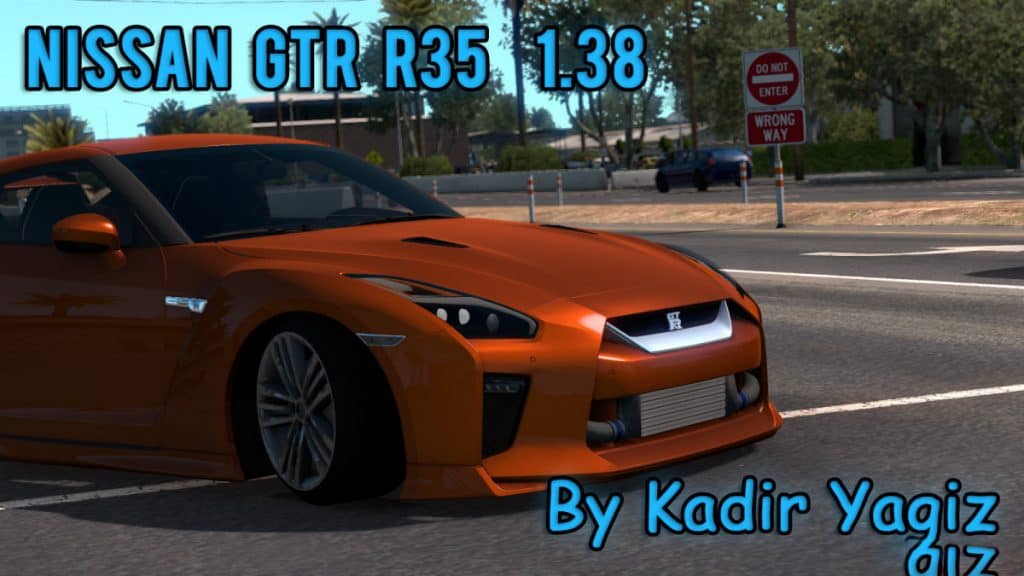 ATS Nissan GTR R35 V2.1 [1.38] Upgrade | American Truck Simulator Mod