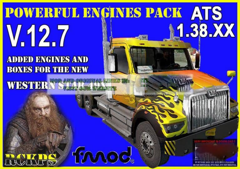 Pack Powerful engines + gearboxes v12.7 for ATS 1.38.x | American Truck ...