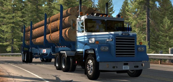 Livestock Trailer Pinga ATS 1.32.x Mod - American Truck Simulator mod ...