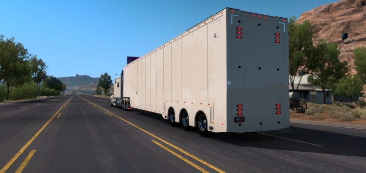 AUSSIE B-TRIPLE TRAILER V1.0 ATS - American Truck Simulator mod | ATS mod