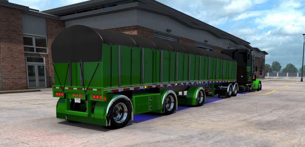 Mac flatbed custom Trailer 1 (1) - American Truck Simulator mod | ATS mod