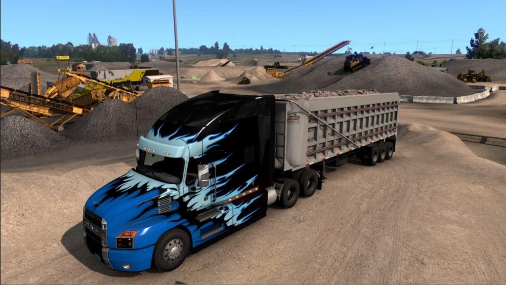 BENSON END-DUMP Trailer 1.39 v1 (1) - American Truck Simulator mod ...