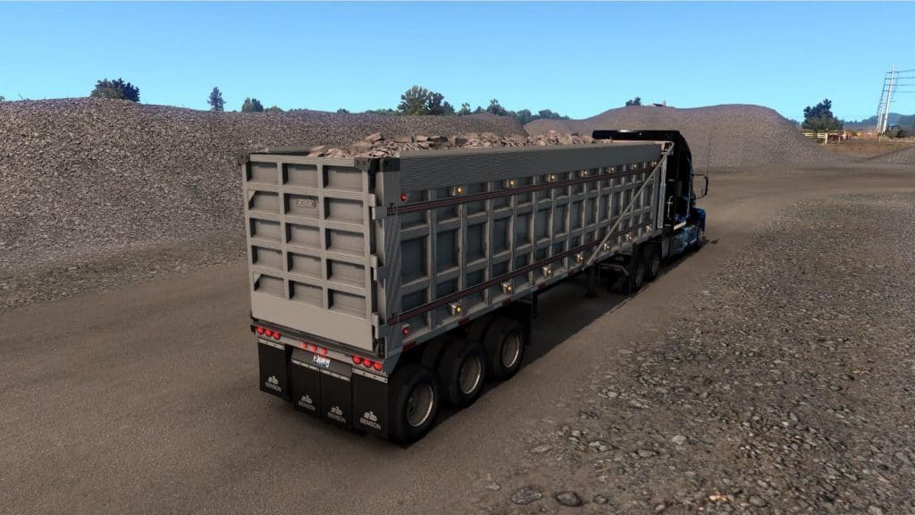 BENSON END-DUMP Trailer 1.39 v1.1 | American Truck Simulator Mod