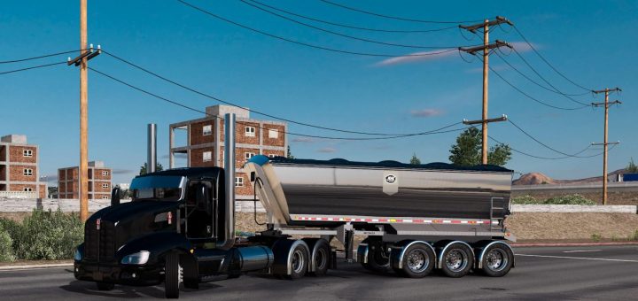 Travis dump trailer ownable 1.37 | American Truck Simulator Mod