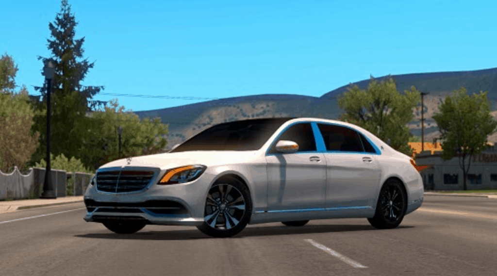 Mercedes-Benz S650 Maybach 2018 V5 1.39 | American Truck Simulator Mod
