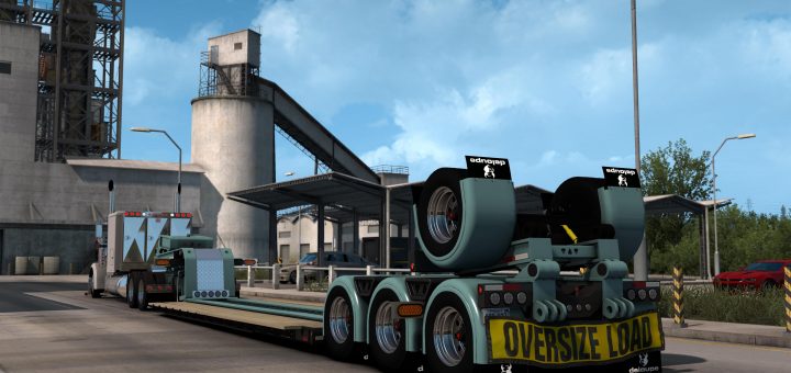 Wesco hay trailer custom 1.39 - American Truck Simulator mod | ATS mod