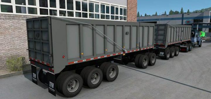 Dropdeck v 1.1 Trailer - American Truck Simulator mod | ATS mod
