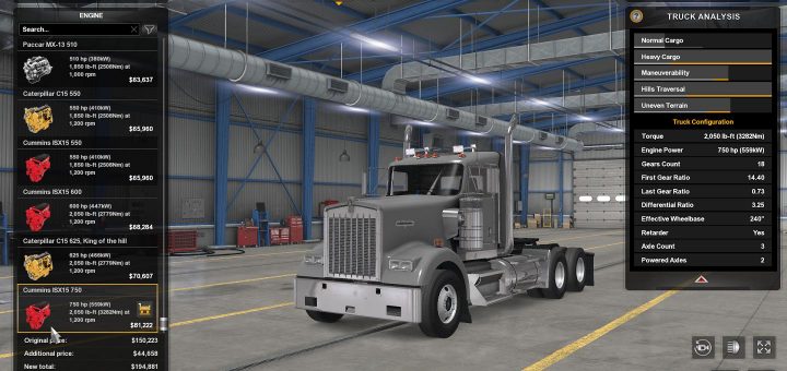 Ats Engines And Transmissions Package v1.0 - American Truck Simulator ...