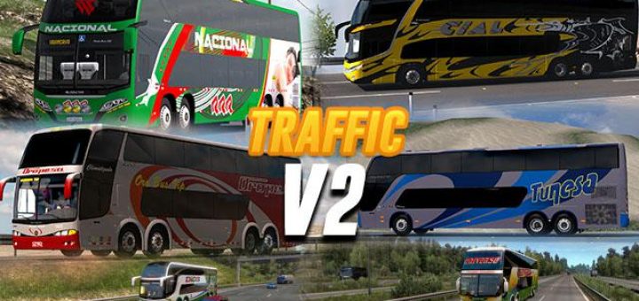 MULTIPLE TRAILERS IN TRAFFIC - ATS - V1.44 - American Truck Simulator ...