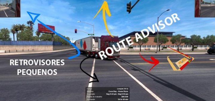 Route Advisor - American Truck Simulator mods | ATS mods