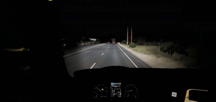 Cabin Strobe Lights v3 - American Truck Simulator mod | ATS mod