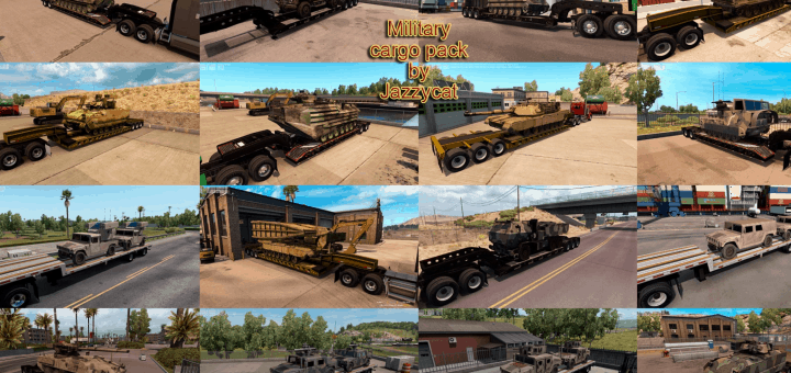 More Cargo for Lowboy 1.53 | American Truck Simulator Mod