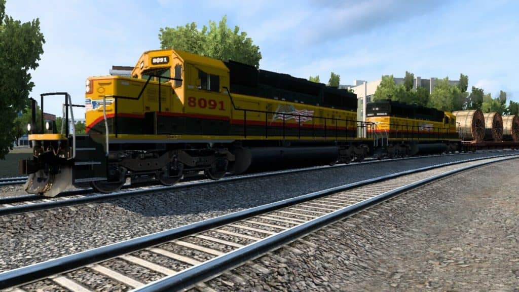 Improved Trains v3.7.4 | American Truck Simulator Mod