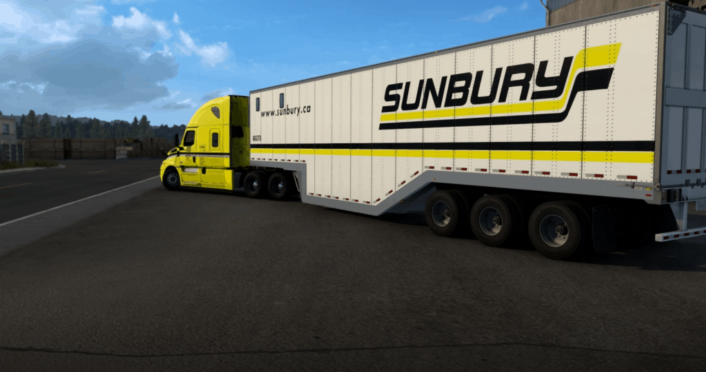 Sunbury Transport Cascadia and Chip Van Combo v1 (2) - American Truck ...