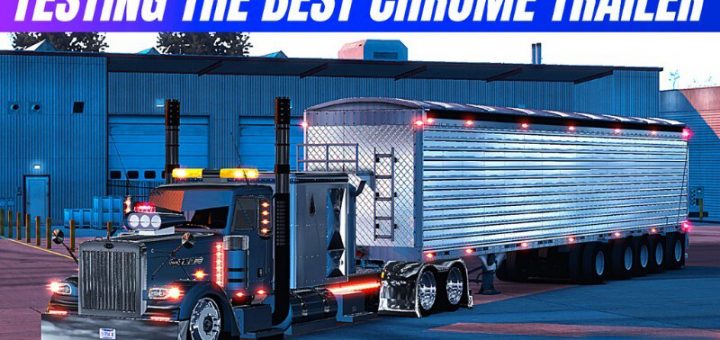 CJD LOG TRAILER V1.44 - American Truck Simulator mod | ATS mod