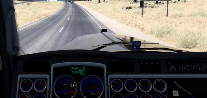 Peterbilt 389 dashboard computer v3.0 - American Truck Simulator mod ...
