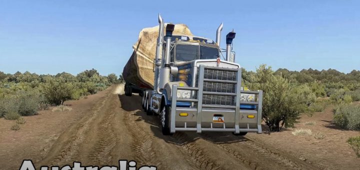 Australian Outback Map v1.0d - American Truck Simulator mod | ATS mod