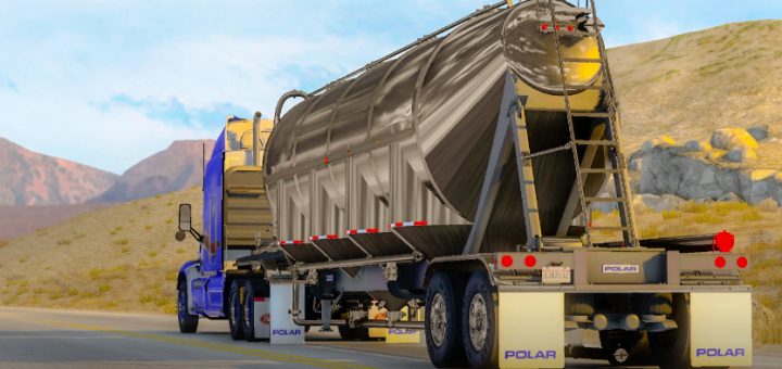 Polar Pneumatic Dry Bulk 1.40 - American Truck Simulator mod | ATS mod