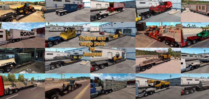 DOUBLE AND TRIPLE TRAILERS IN TRAFFIC MOD - American Truck Simulator ...