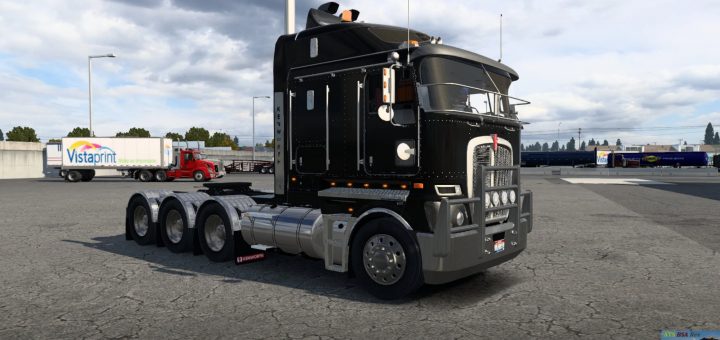 CTTM Kenworth W900L Flatglass v1.49 | American Truck Simulator Mod