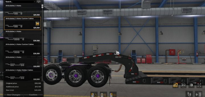 SCS bulkfeed trailer double ownable v1.0 - American Truck Simulator mod ...
