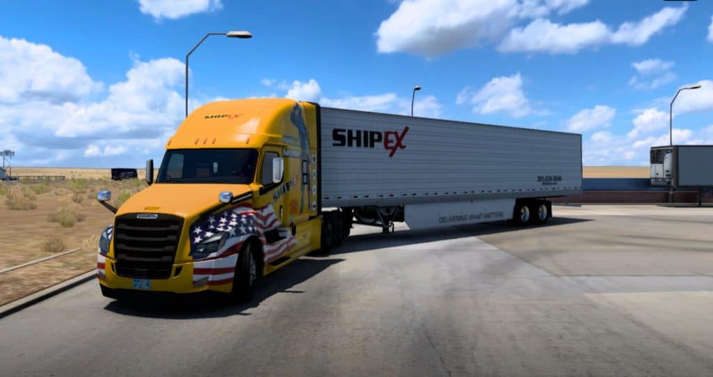 Ship Ex Logistics (Honor Our Military) skin v1.0 | American Truck ...