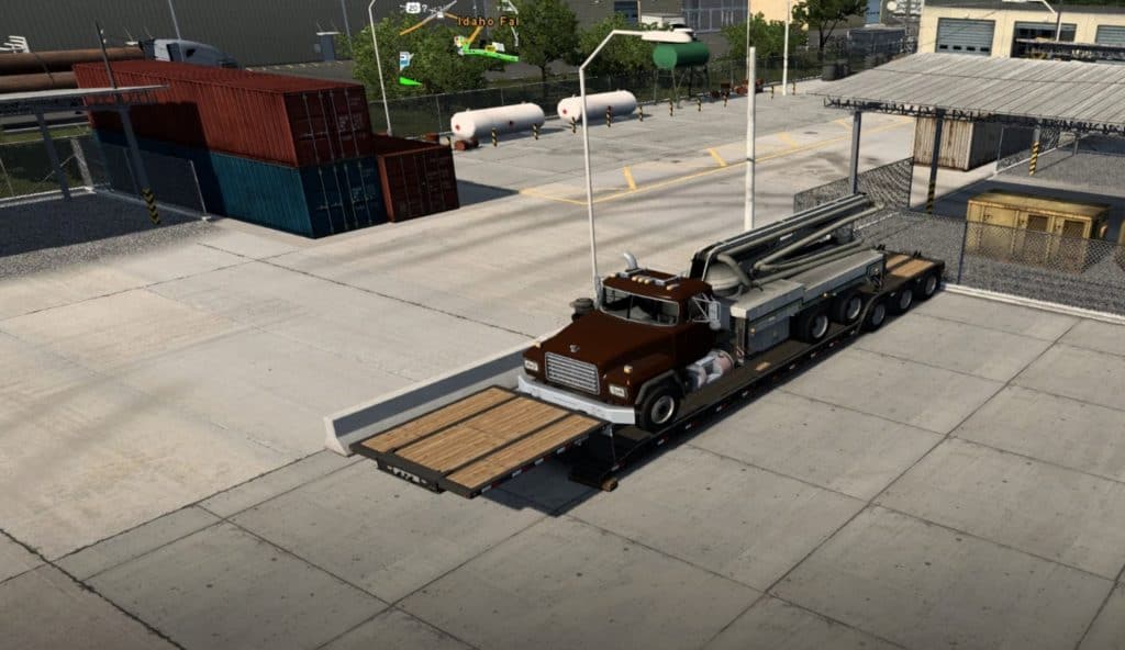 Stacked SCS Lowboy Trailers 1.41 | American Truck Simulator Mod