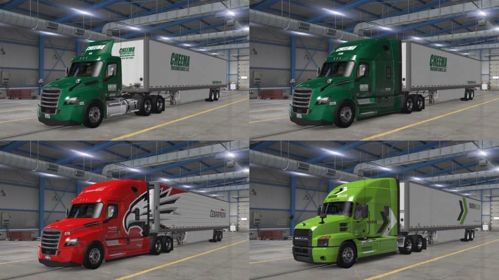 ATS Skinpack by Ankrpl v2.1 | American Truck Simulator Mod
