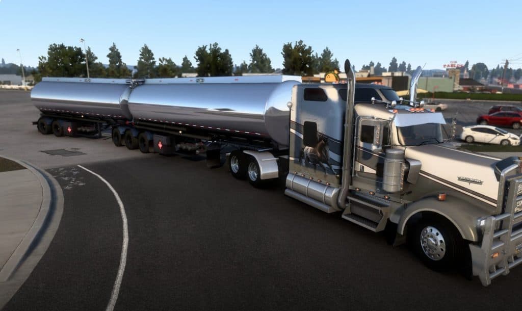 Advance B-Train Tanker v1.4r ATS 1.42.x | American Truck Simulator Mod