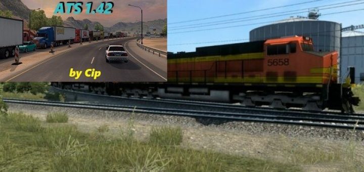 Improved Trains v3.8 for ATS 1.41 Release - American Truck Simulator ...