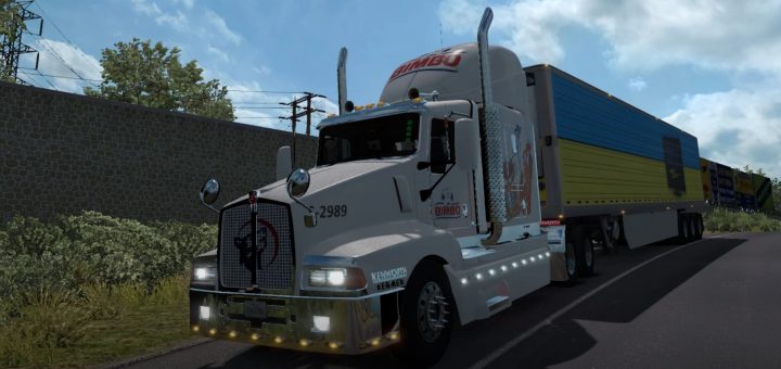 KENWORTH T2000 V1.0 TRUCK - American Truck Simulator mod | ATS mod