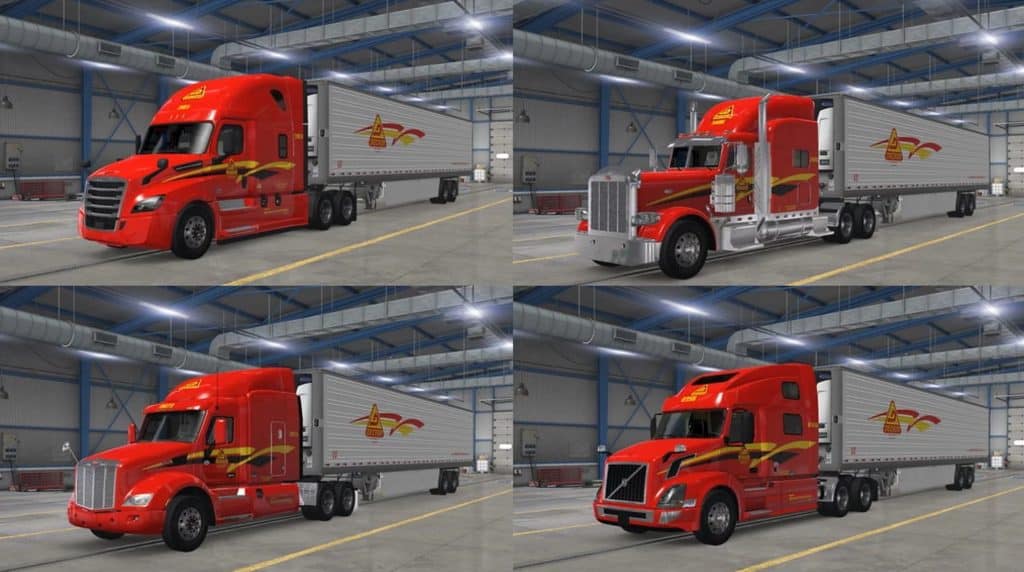 ATS Skinpack by Ankrpl v2.2 | American Truck Simulator Mod