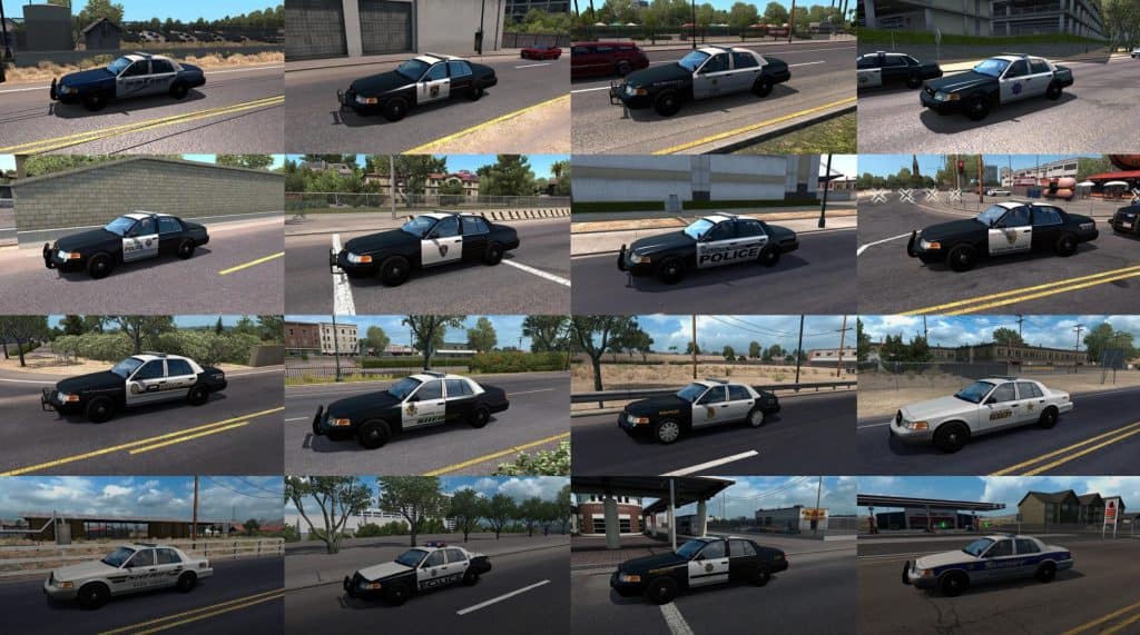 Municipal Police Traffic Pack v11.3 | American Truck Simulator Mod