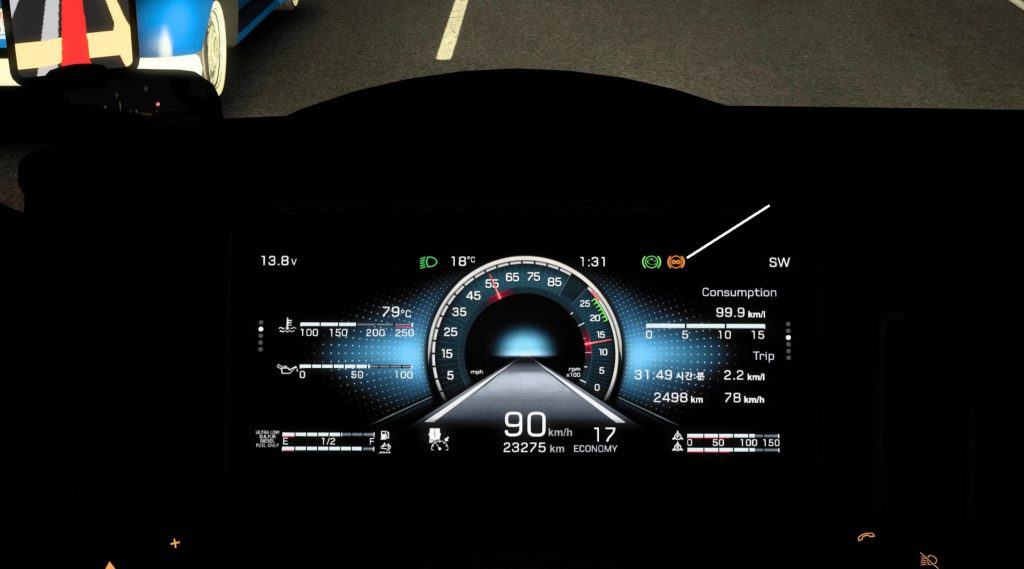 Cascadia Custom Digital dashboard v1.0 1.43 | American Truck Simulator Mod