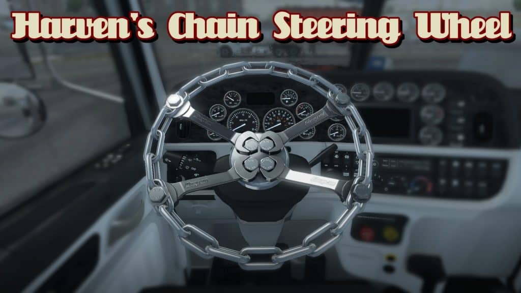 FS22 Harven's Chain Steering Wheel v1 (1) - American Truck Simulator ...