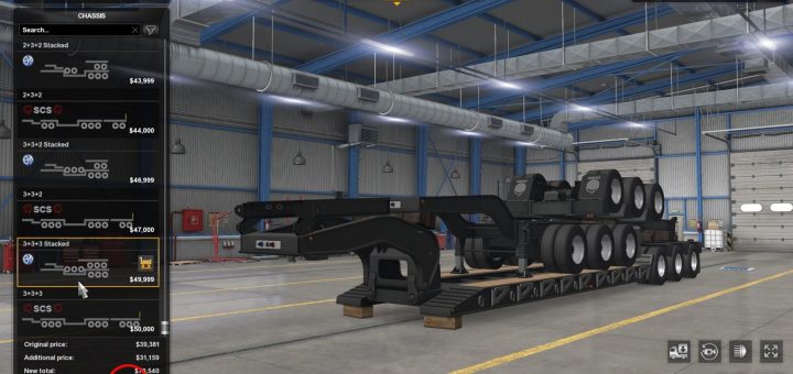 CJD LOG TRAILER V1.44 - American Truck Simulator mod | ATS mod